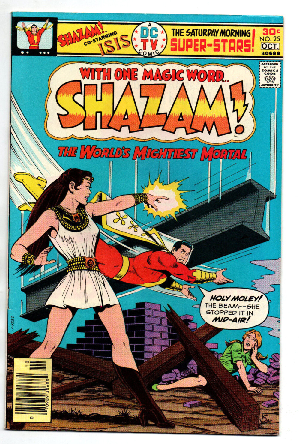 Shazam #25 newsstand - 1st DC appearance Isis - KEY - Captain Marvel ...