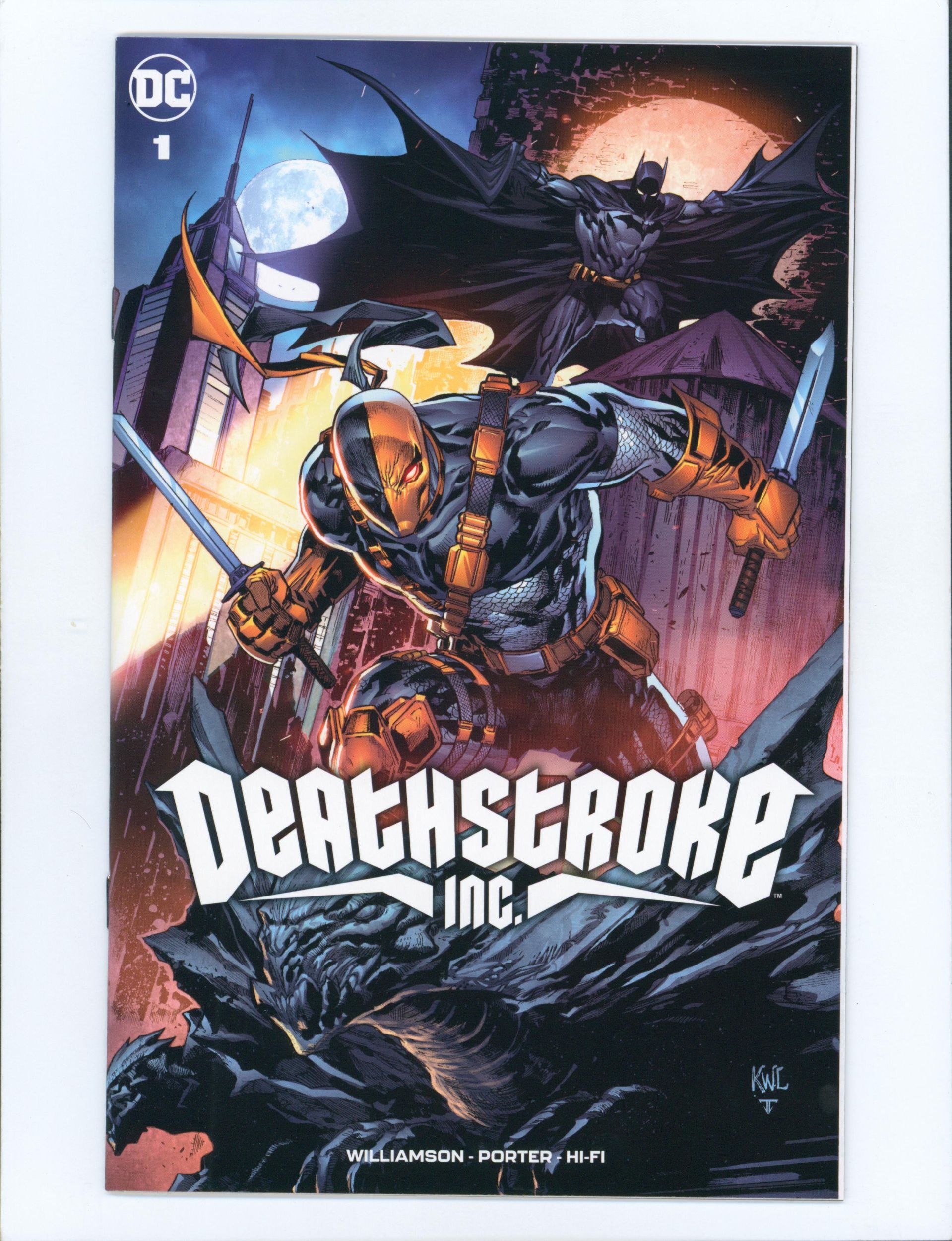 Deathstroke Inc. #1 Lashley exclusive cover 1st team app of TRUST ...