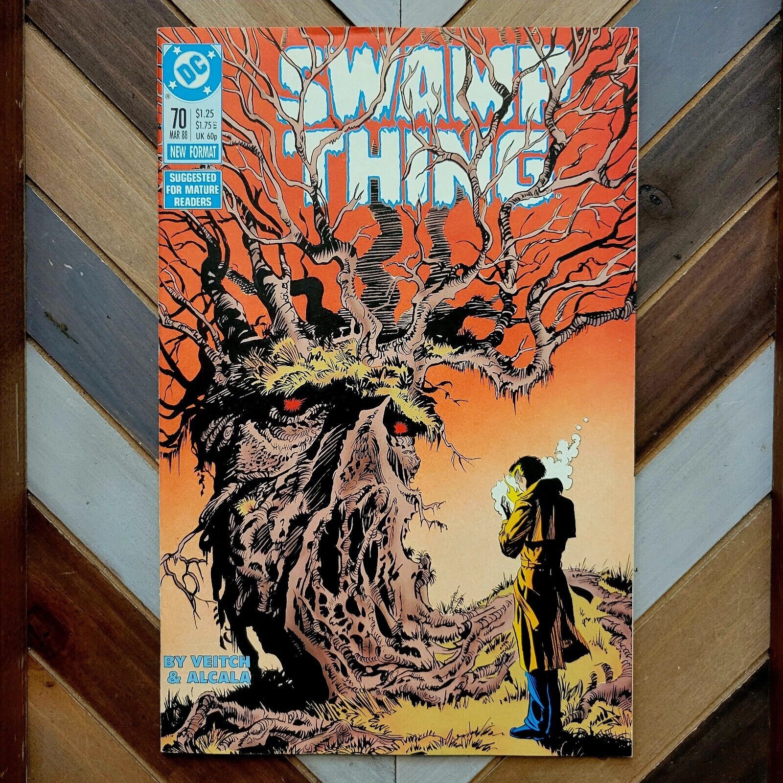 SWAMP THING #69-70 NM- (DC 1988) Veitch Art JOHN CONSTANTINE Parliament ...