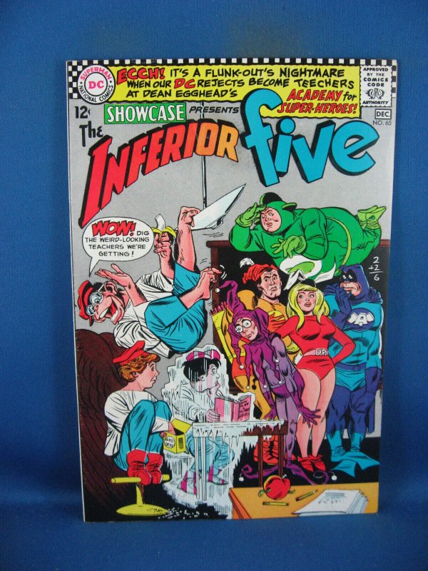 Showcase 65 VF+ Inferior Five 1966 DC | Comic Books - Silver Age, DC ...