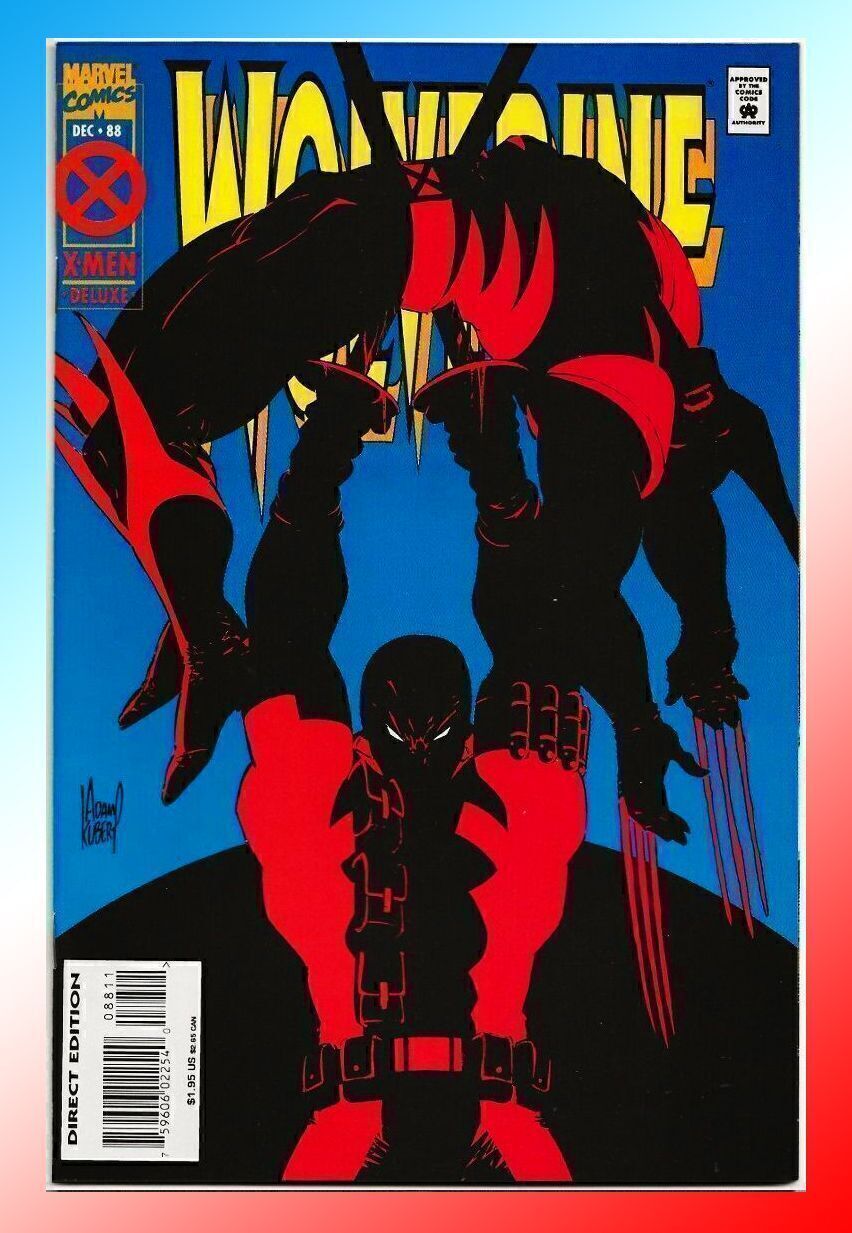 Wolverine 88 Key 1st Deadpool vs Logan! MCU TVA Xmen Gambit Elektra ...