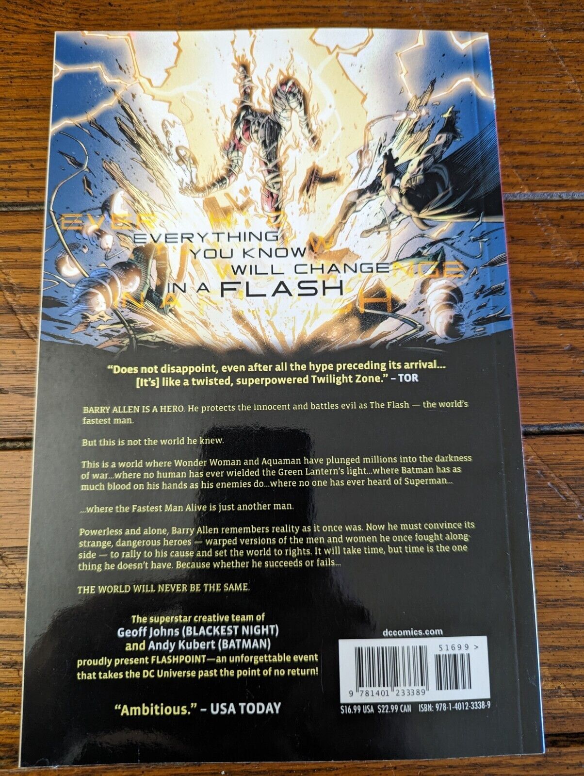 Flashpoint by Geoff Johns TPB NM 1st print DC COMICS 2011 Out Of Print ...