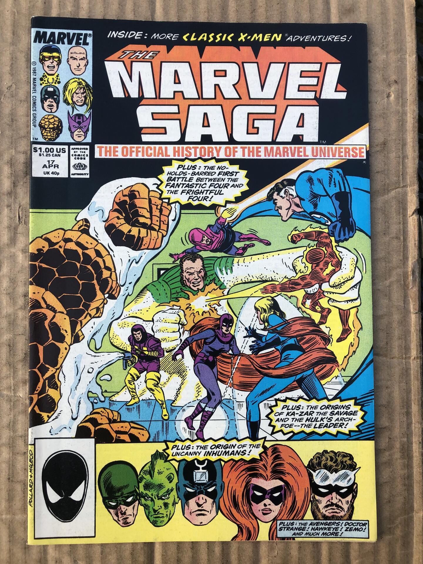 The Marvel Saga The Official History of the Marvel Universe #17 (1987 ...