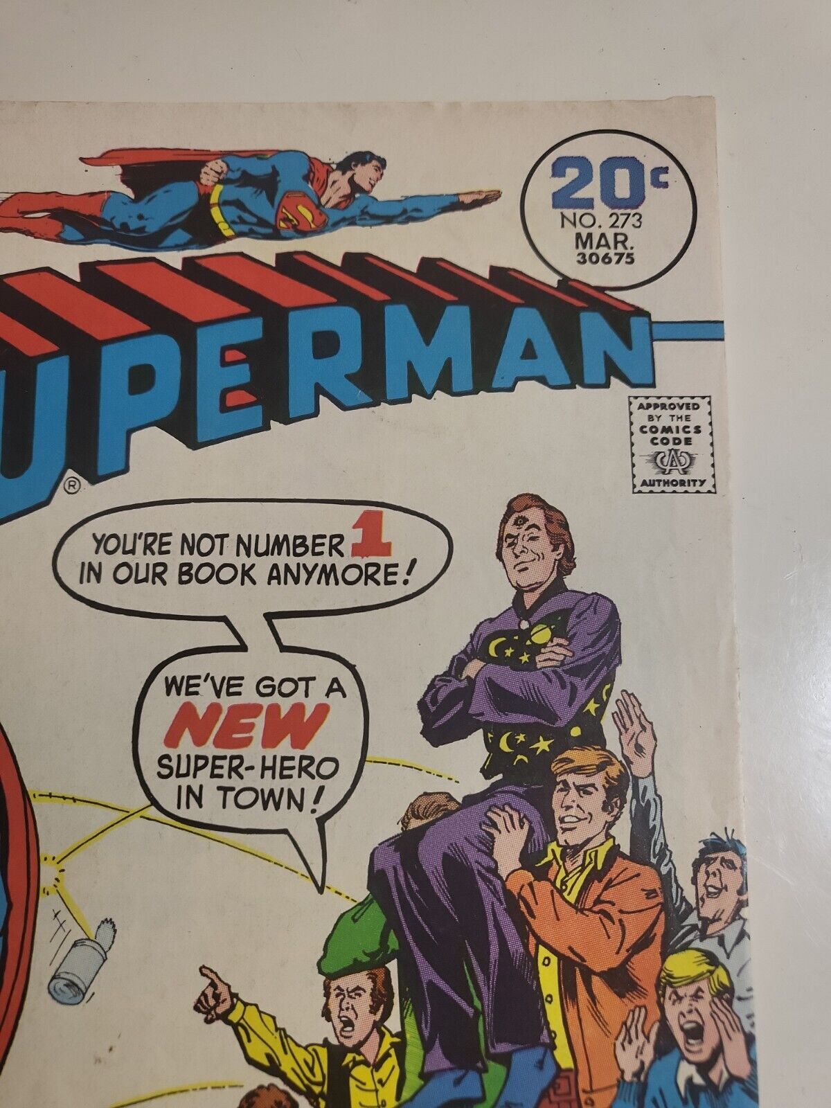 SUPERMAN #273: "The Wizard with the Golden Eye!" DC COMICS 1974 FN ...