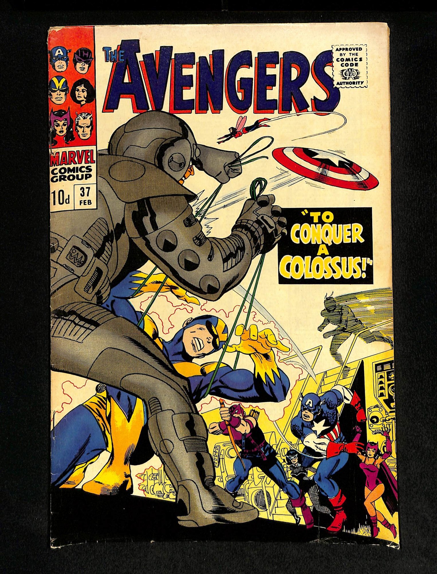 Avengers #37 Pence Variant | Comic Books - Silver Age, Marvel, Avengers ...