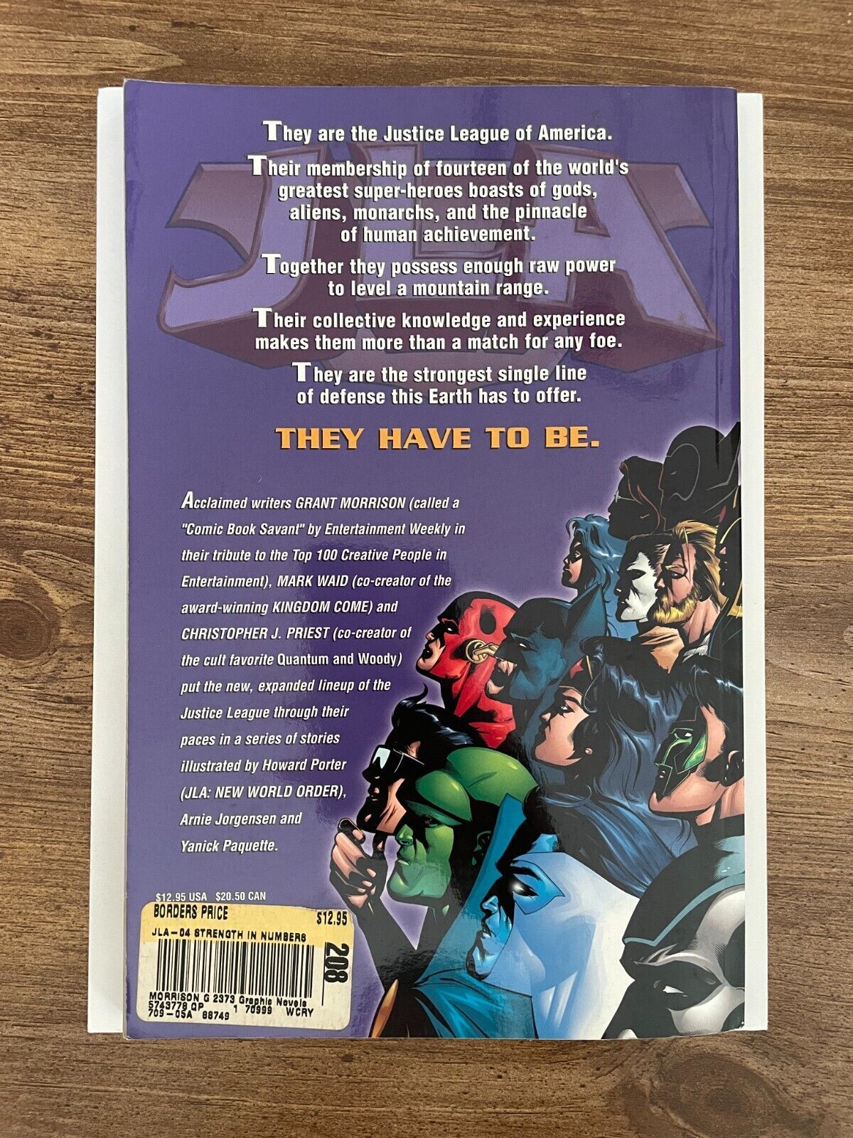 JLA Strength In Numbers DC Comics TPB Graphic Novel Comic Book Batman ...