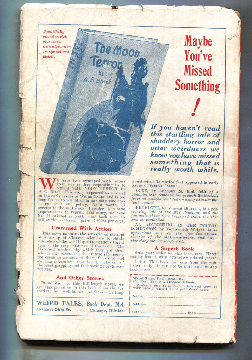 Weird Tales 5/1928-H.P. Lovecraft-RARE PULP MAGAZINE | Comic Books ...