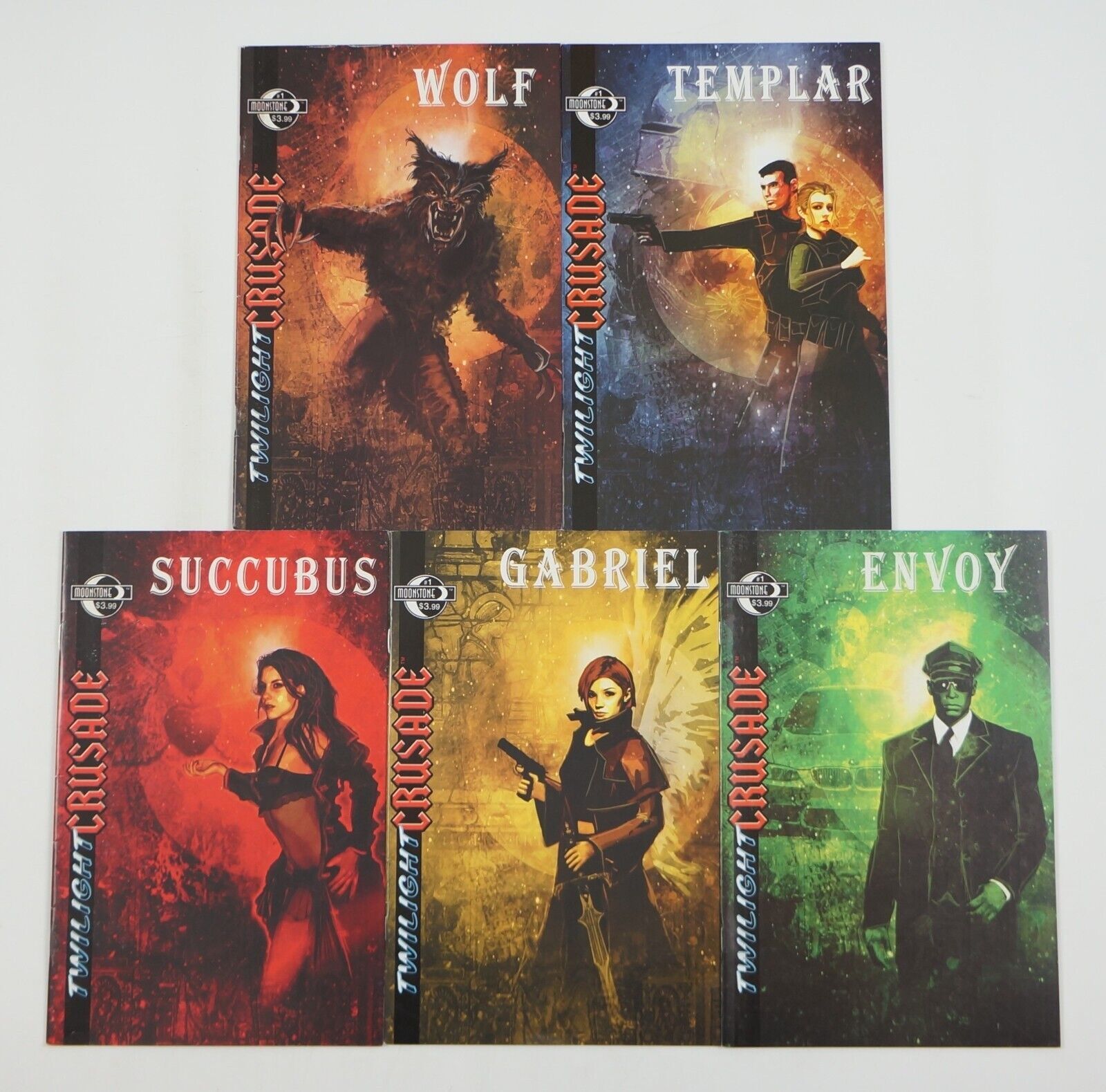 Twilight Crusade set FN complete series envoy/gabriel/succubus/templar ...