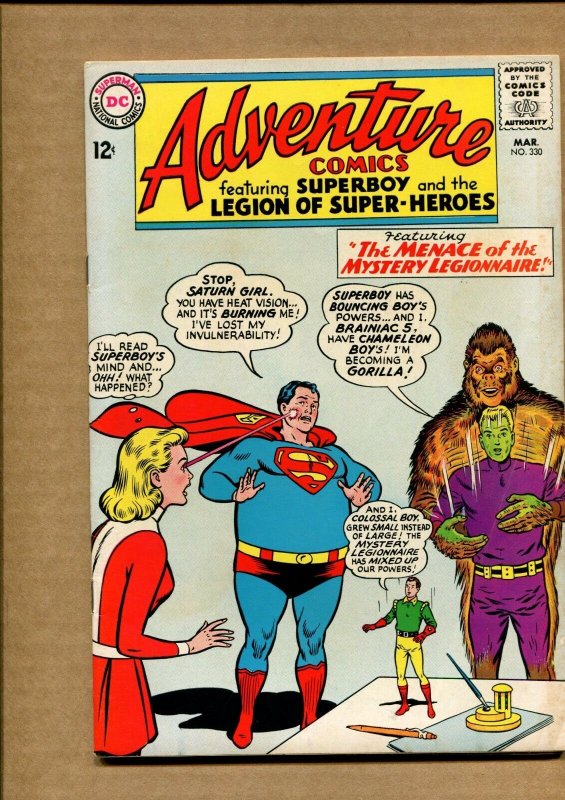 Adventure Comics #330 - The Menace of the Mystery Legionai - 1965 ...