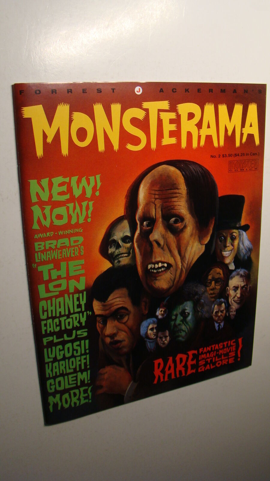 Monsterama 2 *NM 9.4* Ackerman Karloff Lugosi Chaney Famous Monsters ...