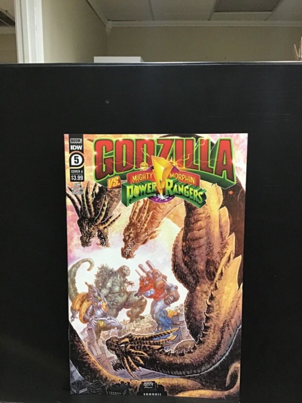 Godzilla vs Mighty Morphin Power Rangers #5 Cover A 2022 | Comic Books ...