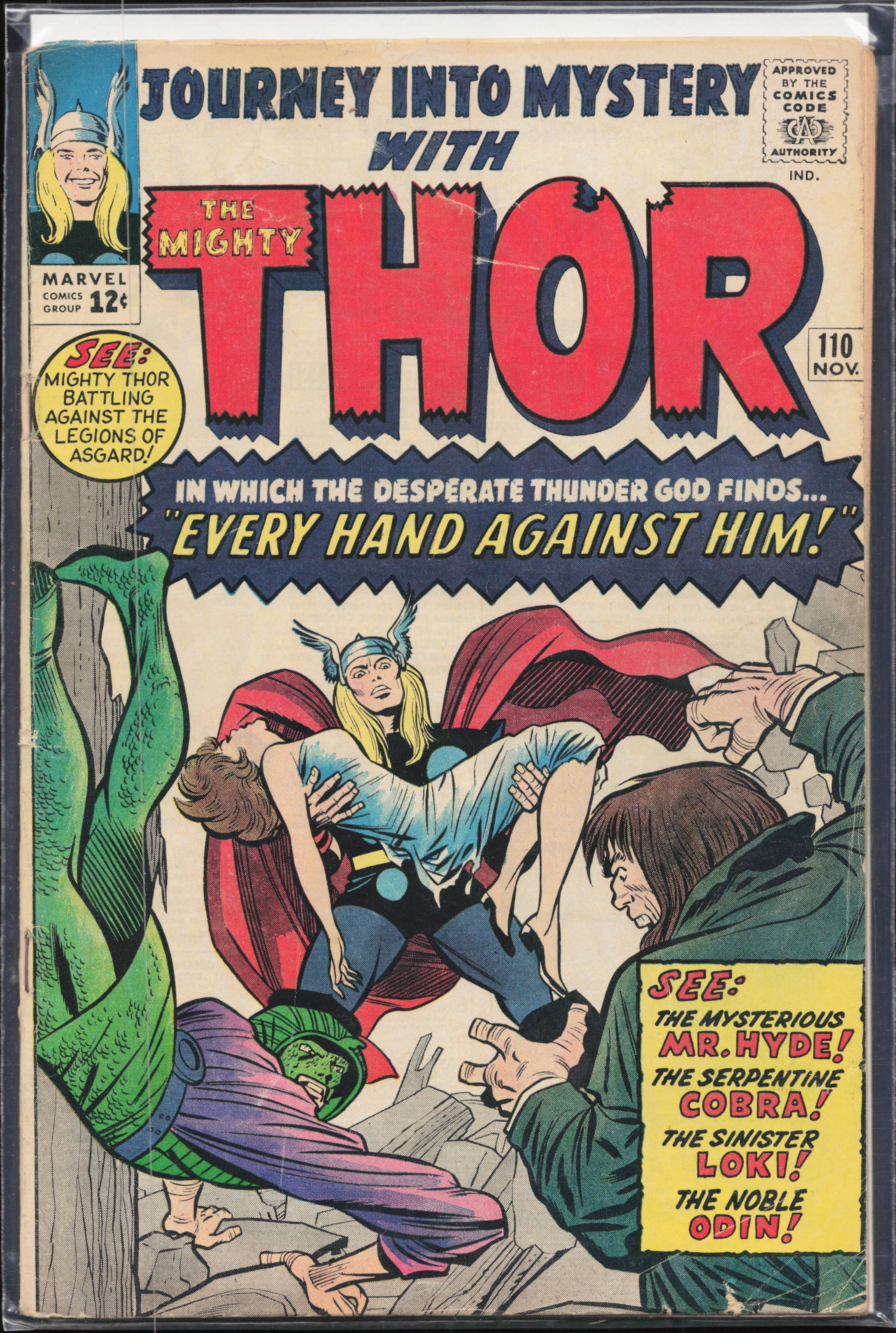 Journey Into Mystery #110 (1964) Thor | Comic Books - Silver Age ...