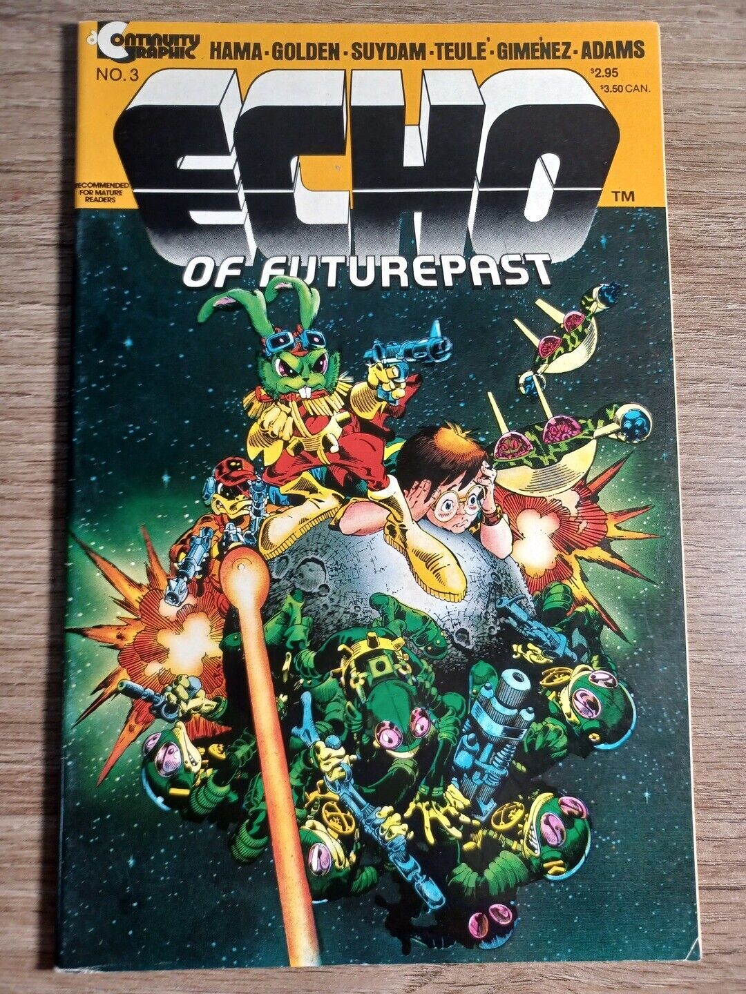 Echo of Futurepast #3 VF 1st Bucky O'Hara cover Continuity Comics c45 ...