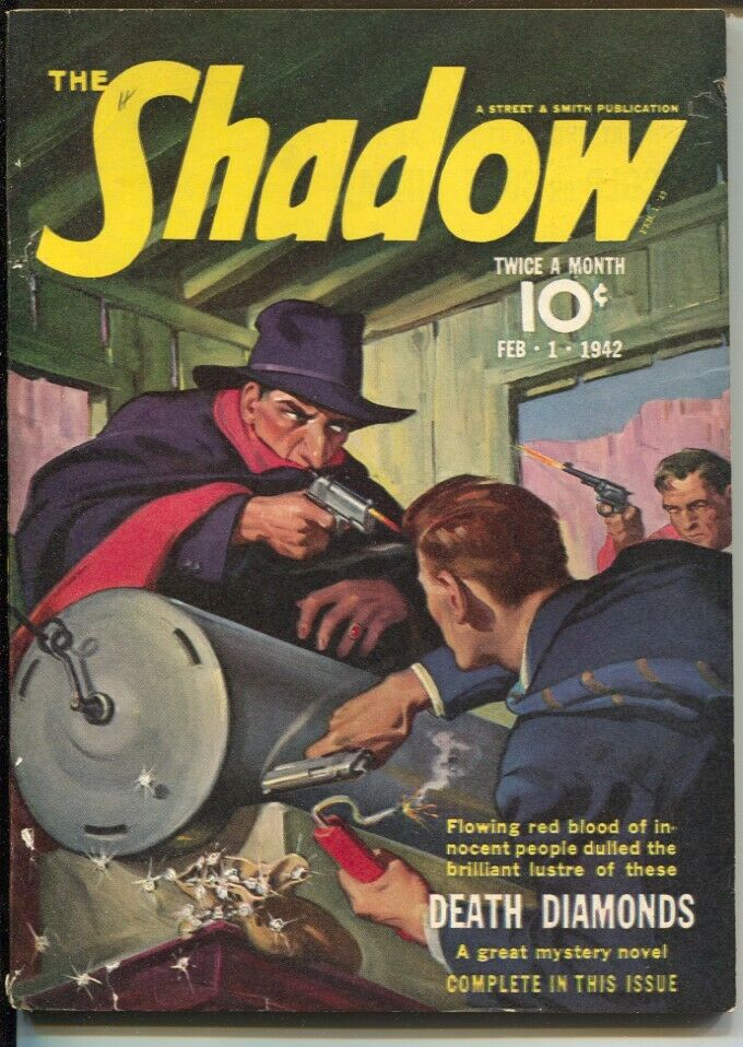 The Shadow 2/1/1942-Death Diamonds-pulp thrills-FN | Comic Collectibles ...