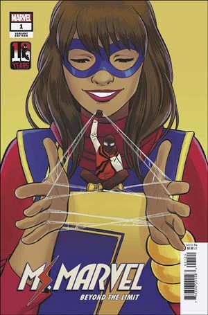 Ms. Marvel: Beyond the Limit 1-C Natacha Bustos Miles Morales 10th Ann ...