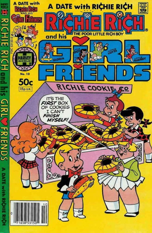 Richie Rich and His Girlfriends #10 VG; Harvey | low grade comic - we ...