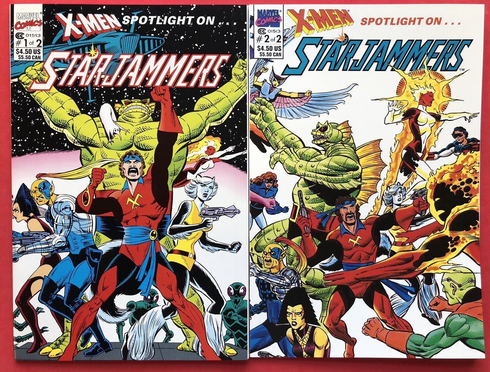X-Men Spotlight on Starjammers #1+2 (1990) Complete Set Prestige Format ...