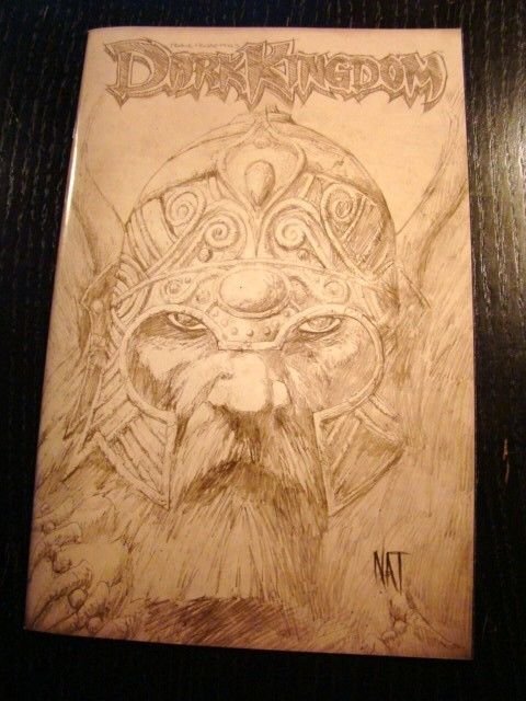 Frazetta Comics - Dark Kingdom 1 *NM/MT 9.8* NAT Jones ART Sketch ...