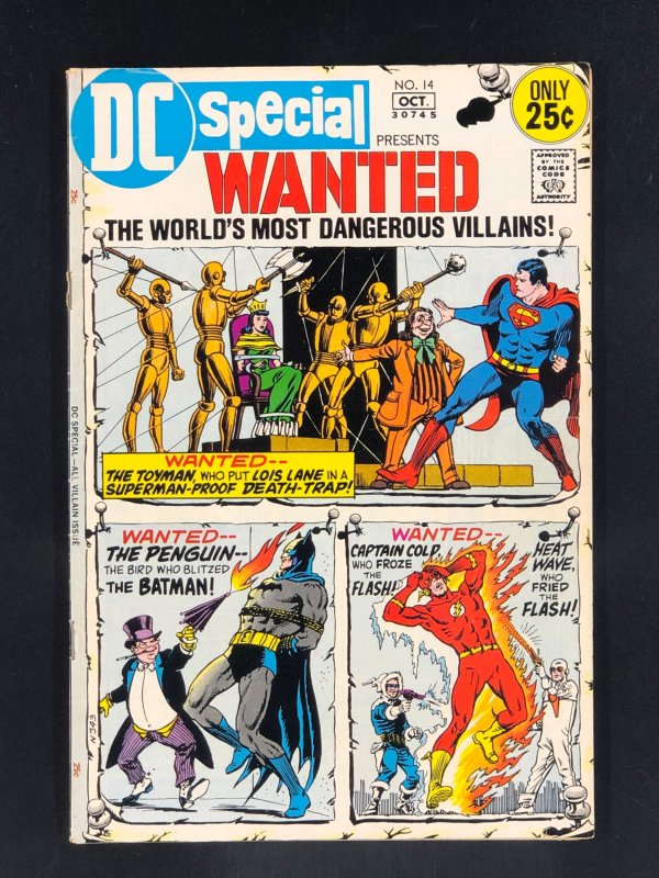 DC Special #14 (1971) WANTED The World's Most Dangerous Villains ...
