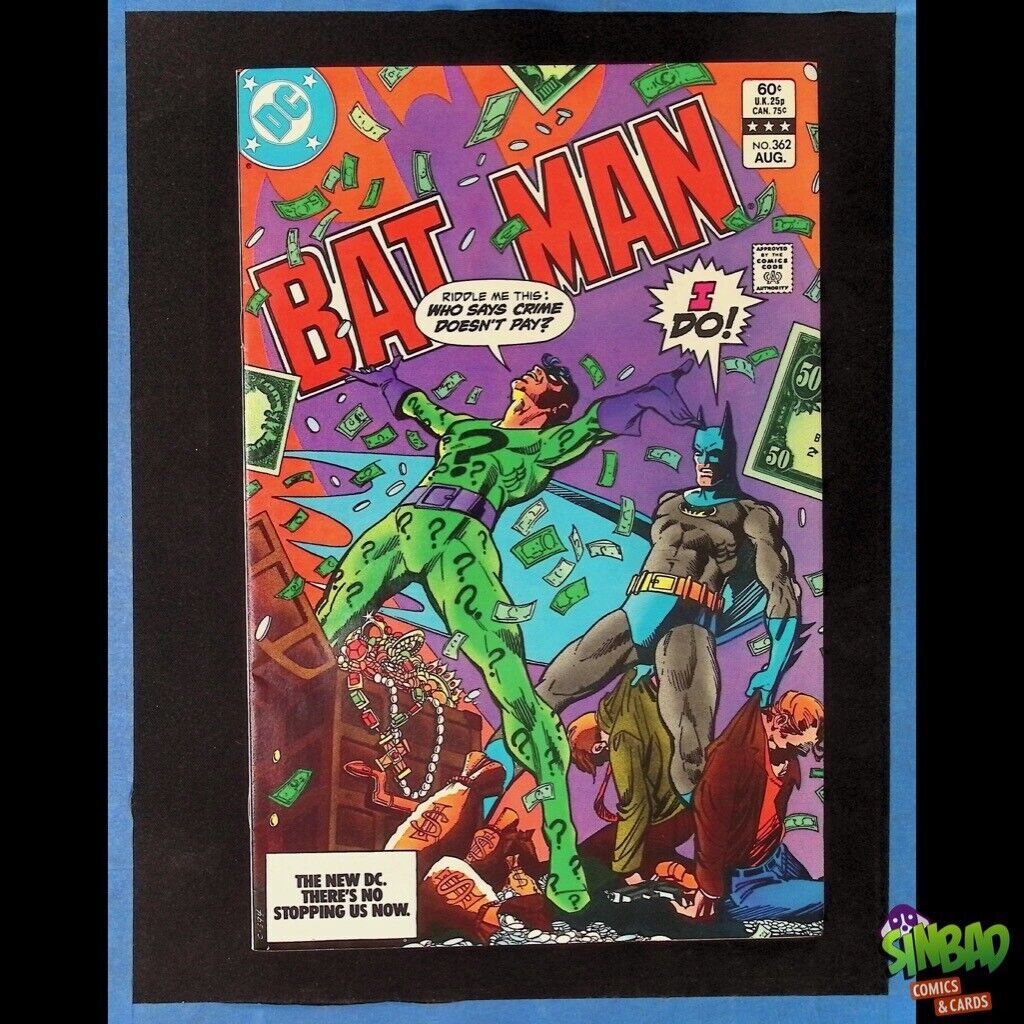 Batman, Vol. 1 362A Cover art by Ed Hannigan | Comic Books - Bronze Age ...