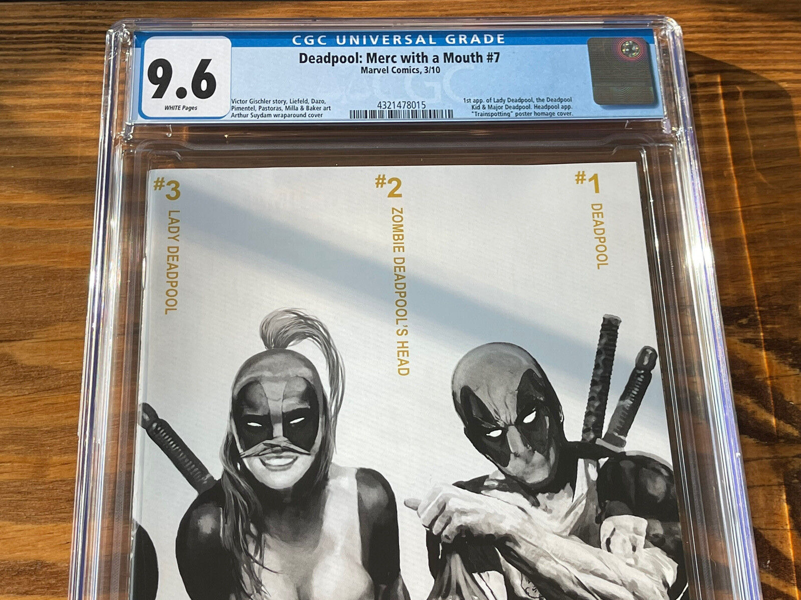 Deadpool Merc with a Mouth #7 CGC 9.6 1st App of Lady Deadpool Kid Pool ...