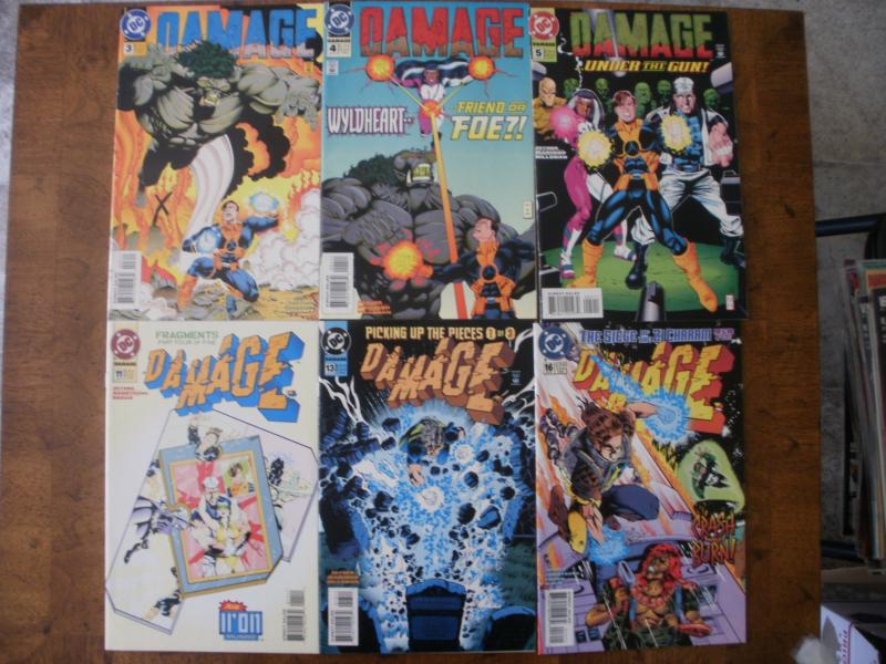6 DC Damage Comic Books / HipComic