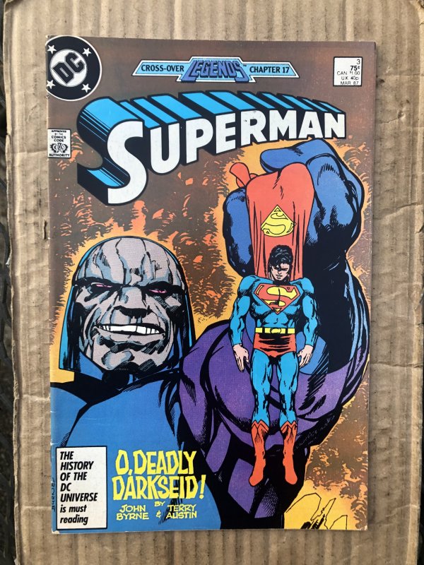 Superman #3 Direct Edition (1987) | Comic Books - Copper Age, DC Comics ...