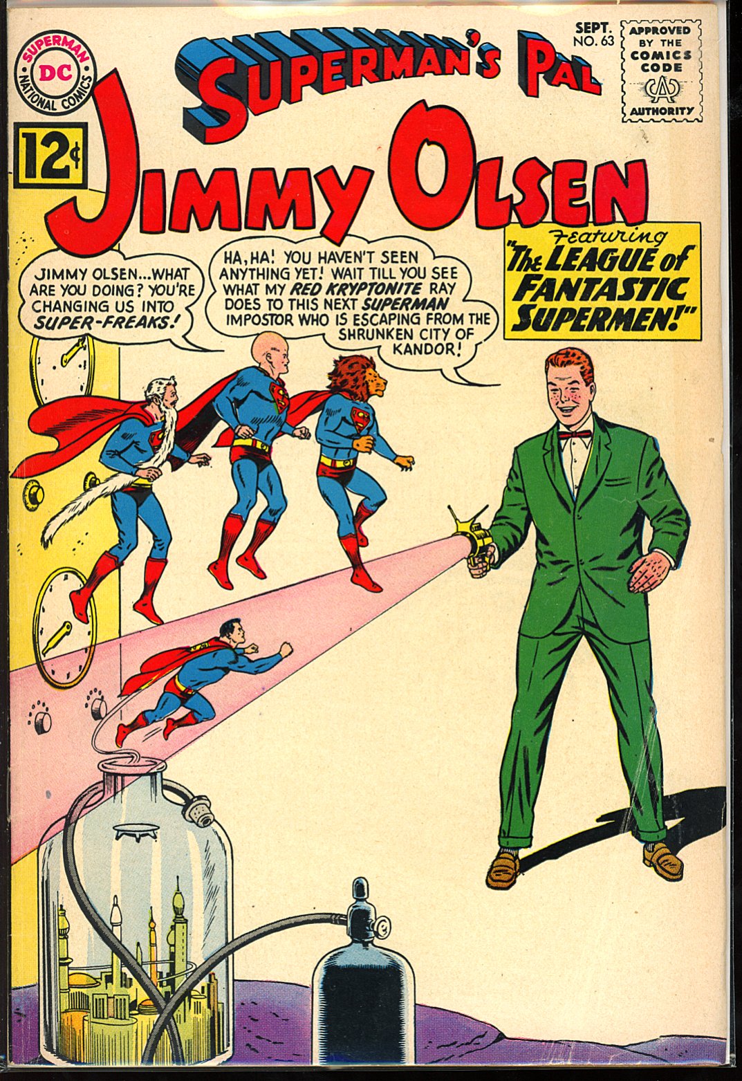 Superman's Pal, Jimmy Olsen #63 (1962) | Comic Books - Silver Age, DC ...