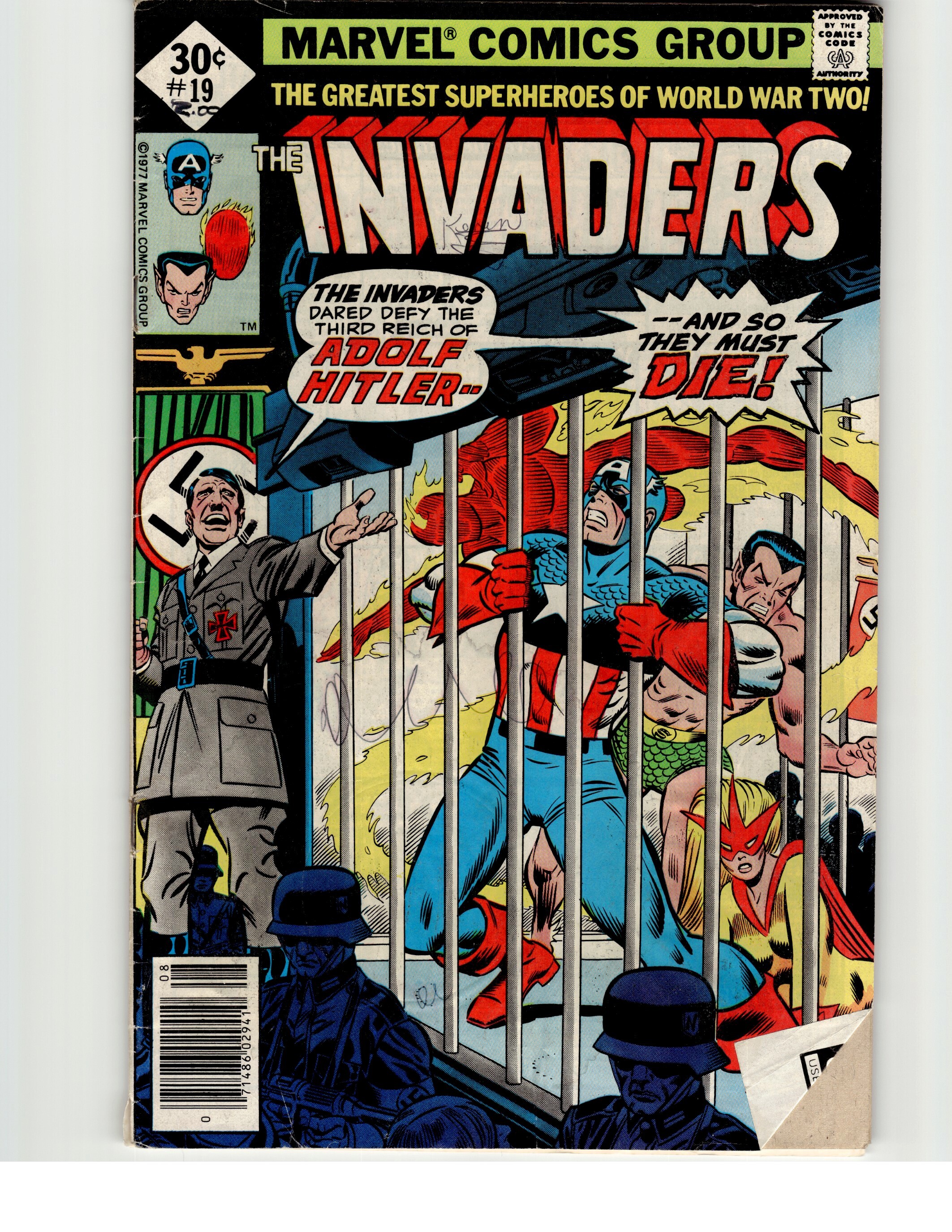 The Invaders #19 (1977) The Invaders | Comic Books - Bronze Age, Marvel ...
