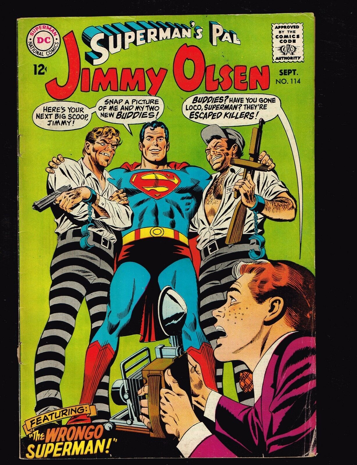 Superman's Pal, Jimmy Olsen #114 ~ "The Wrongo Superman!" ~ (6.0) 1968 ...