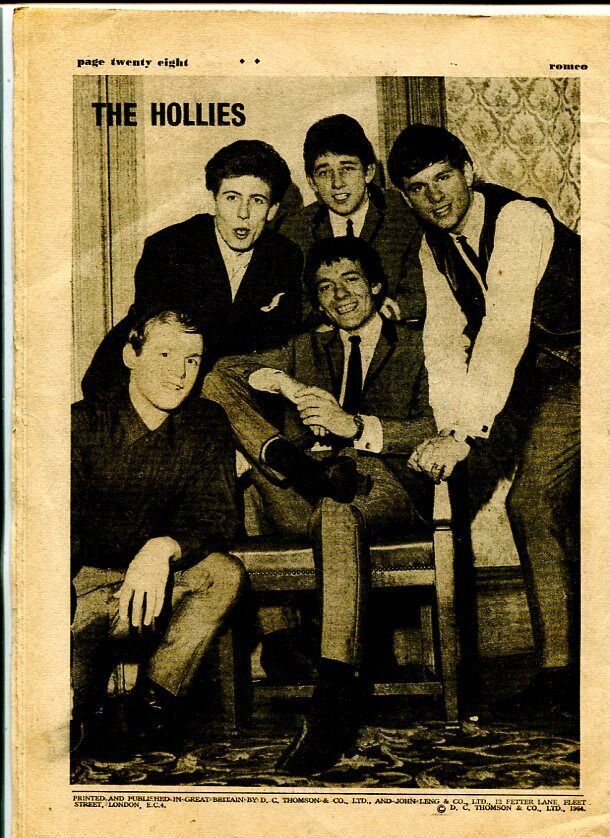 Romeo 1964-British-Tabloid Romance Comic-Beatles-Rock Stars-Fn ...