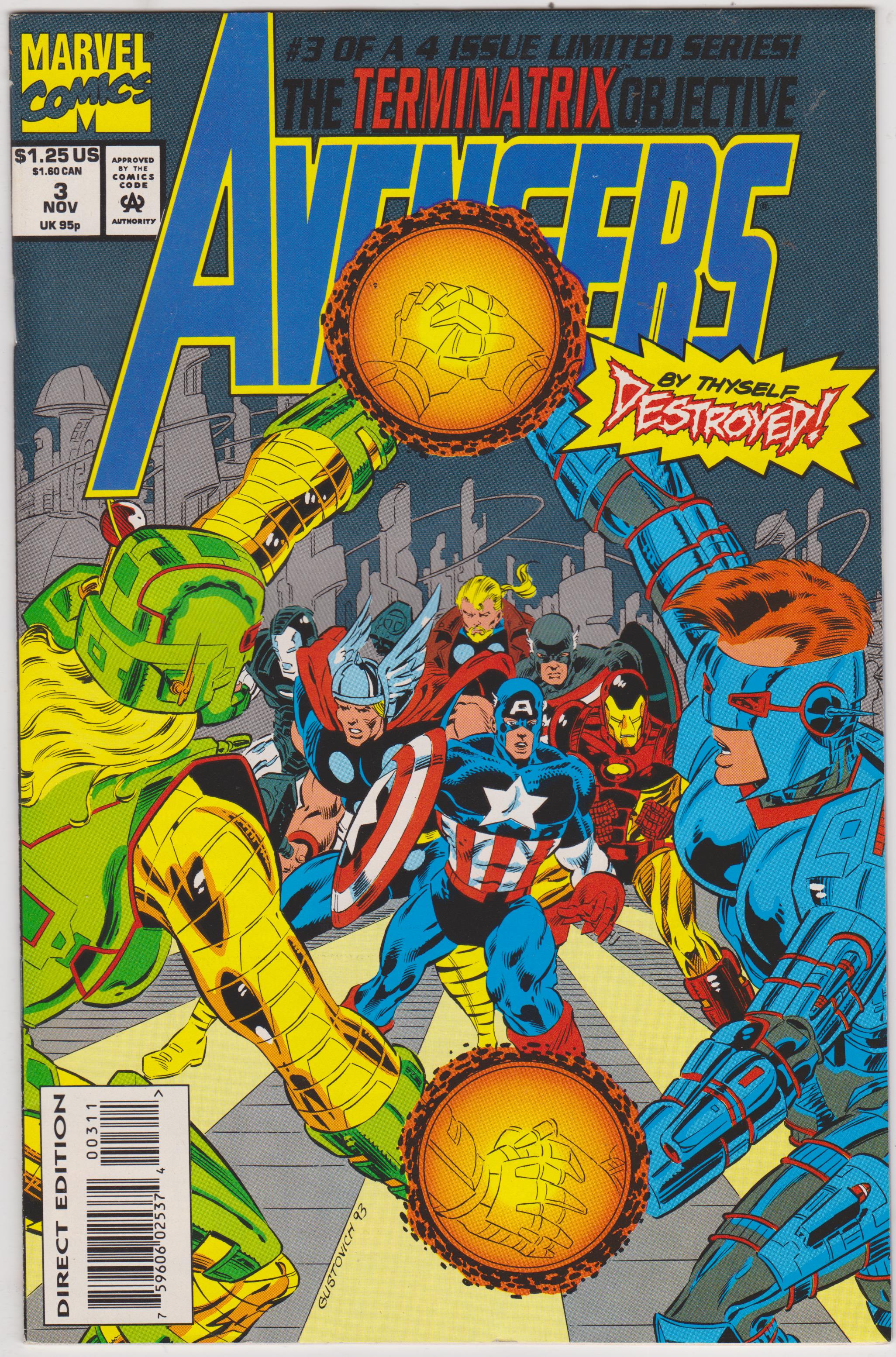 Avengers: The Terminatrix Objective #3 | Comic Books - Modern Age ...