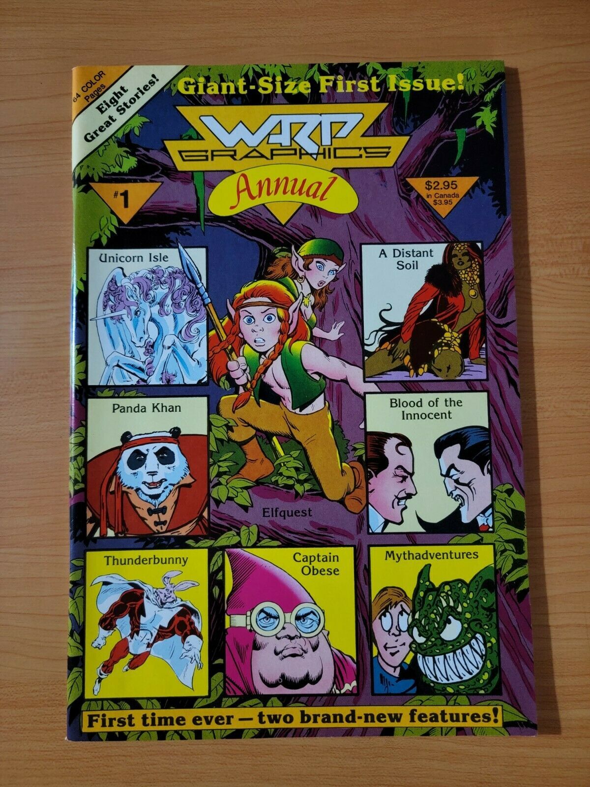 Warp Graphics Annual #1 One-Shot ~ NEAR MINT NM ~ 1985 Warp Comics ...