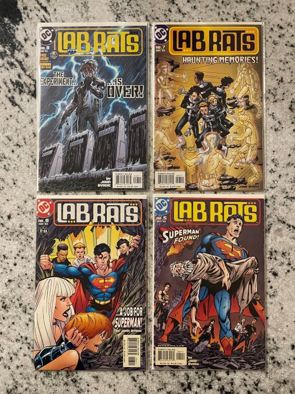 Lot Of 4 Lab Rats DC Comic Books # 5 6 7 8 NM Batman Superman Flash ...