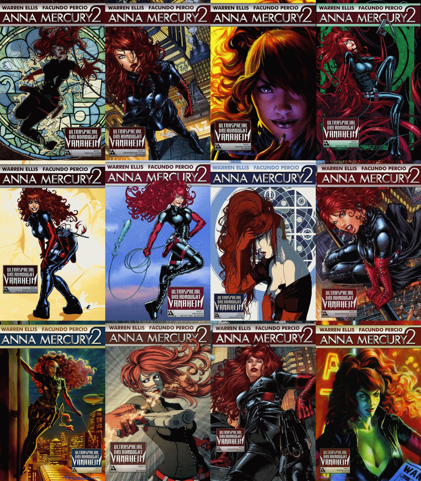 Anna Mercury 2 #1-3 (2009-2010) Limited Avatar Press - 12 Comics 7426936589779 | Comic Books ...