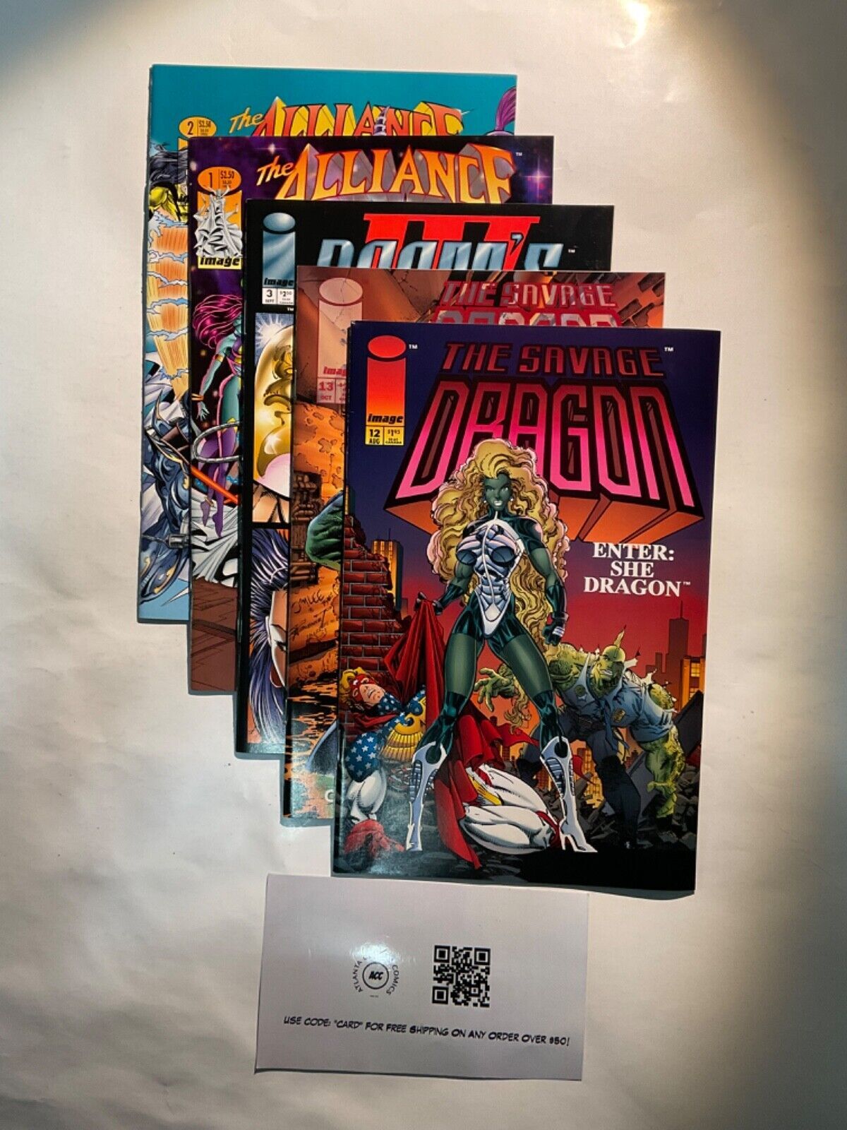5 Image Comics Invincible Dragon # 12 13+Doom’s # 3+The Alliance # 1 2 ...