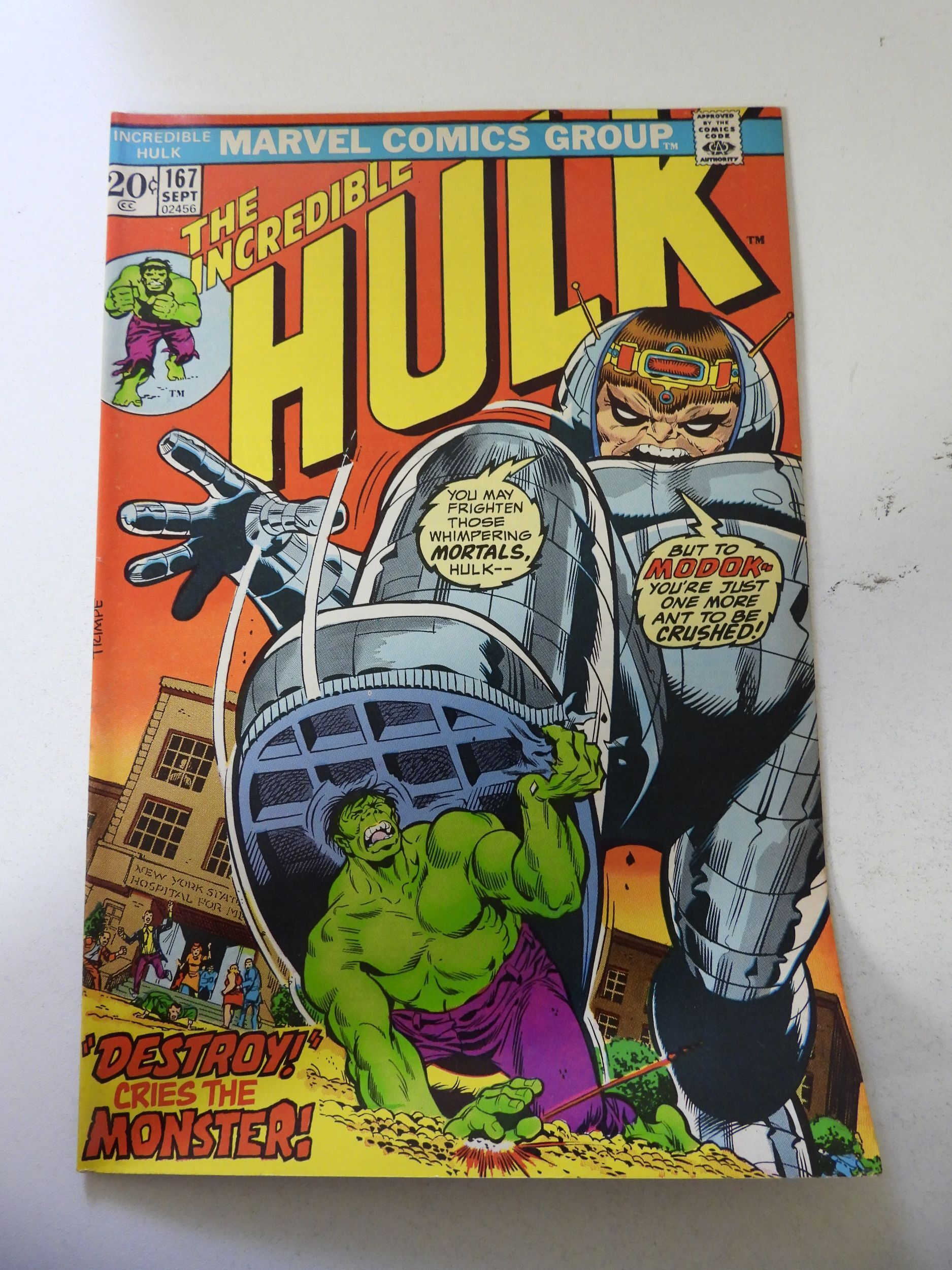 The incredible Hulk #167 (1973) VG+ Condition | Comic Books - Bronze ...
