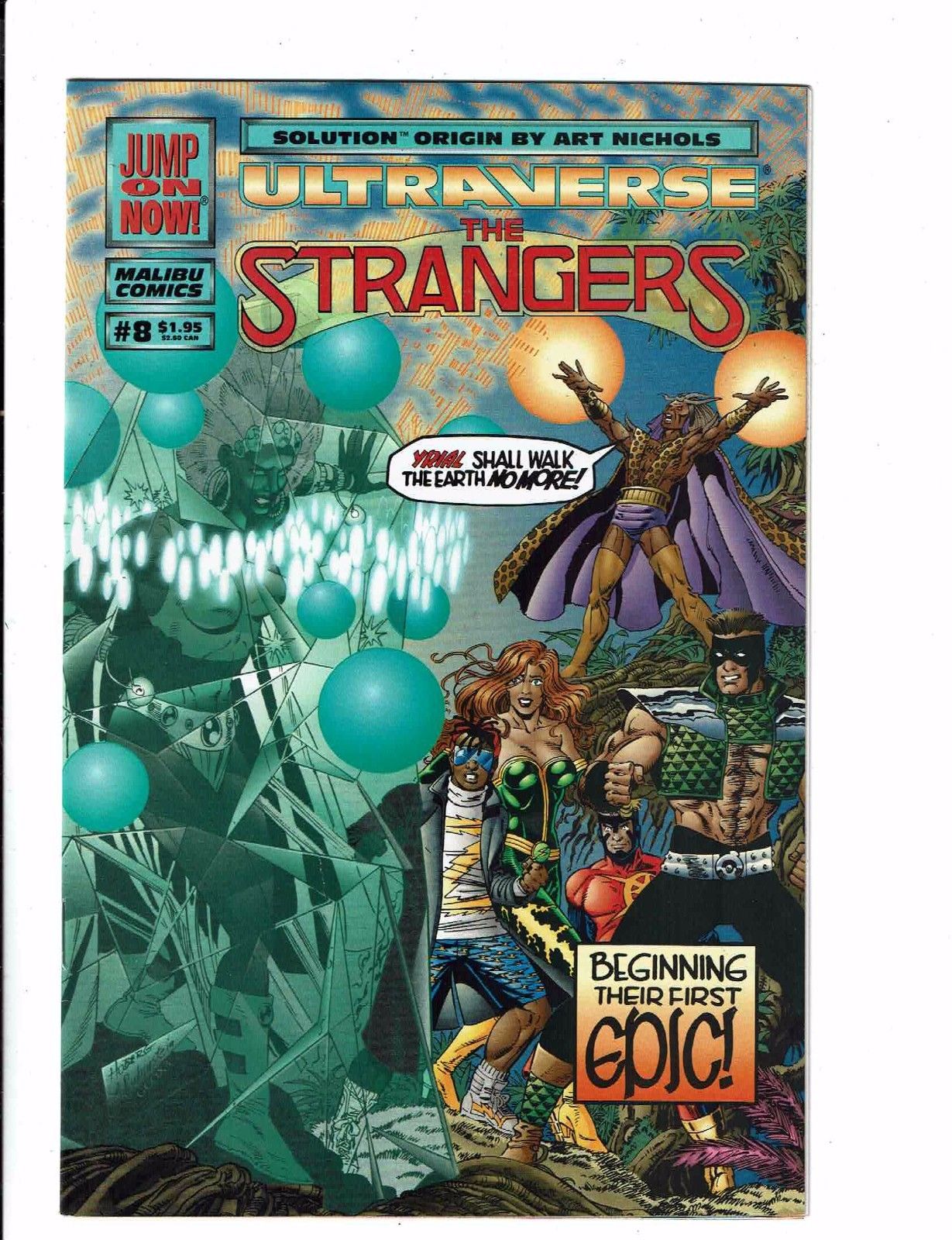 Lot of 4 Ultraverse Malibu Comics #1 Solitaire + 2 7 8 The Strangers ...