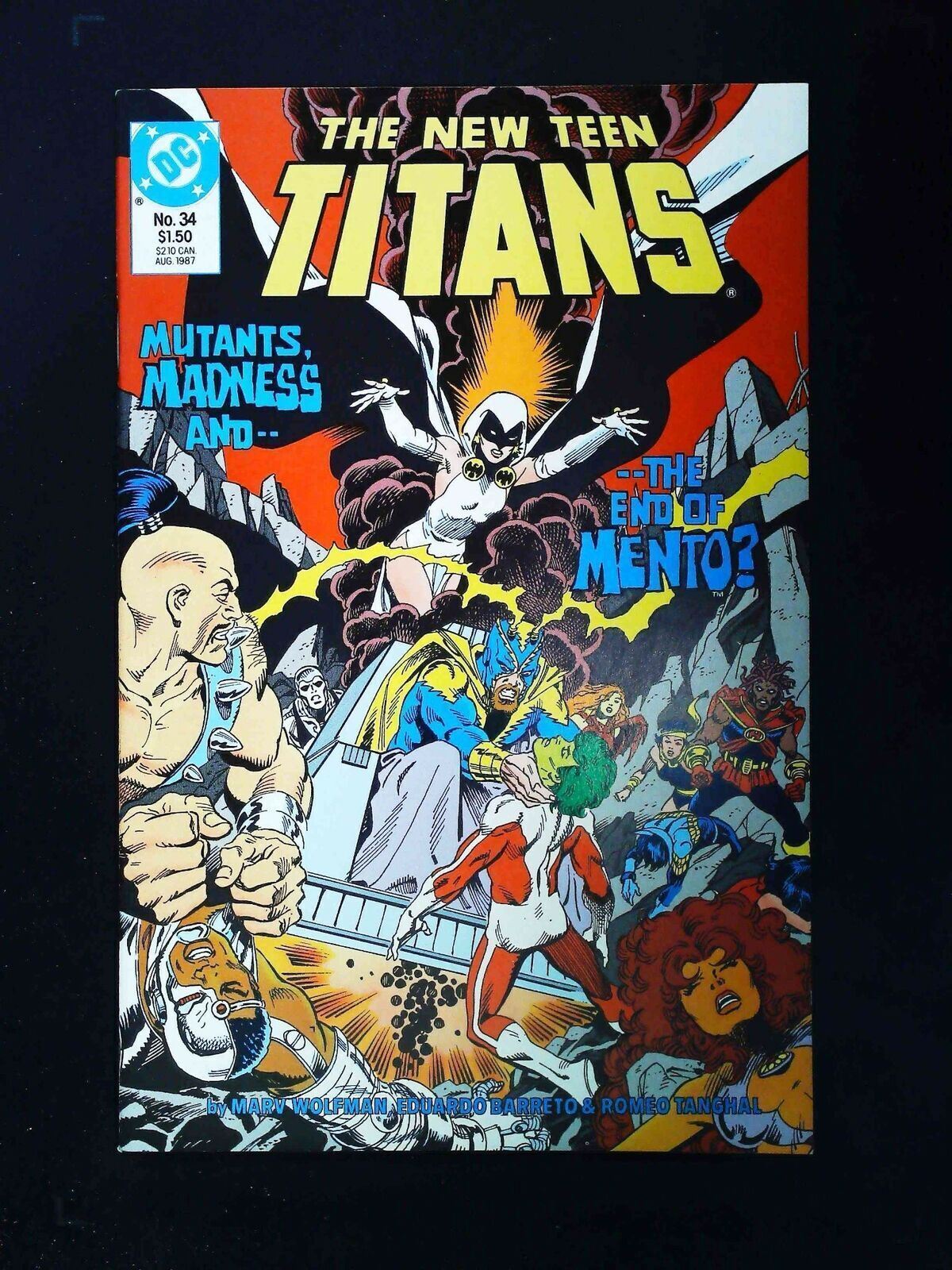 New Teen Titans New Titans #34 (2Nd Series) Dc Comics 1987 Nm | Comic ...