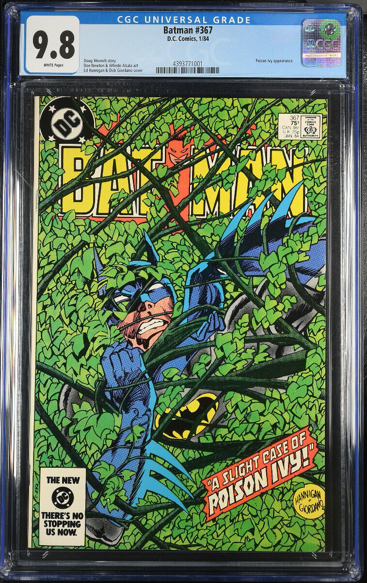 BATMAN #367 CGC 9.8 -POISON IVY ISSUE-comic book DC 4393771001 | Comic ...
