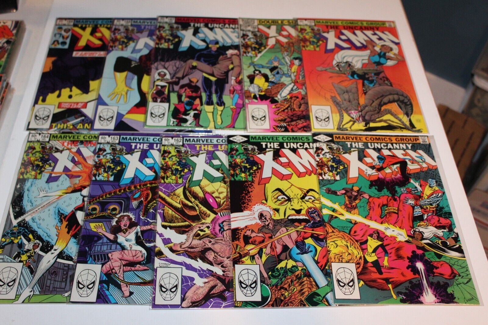 Complete Run Uncanny X-Men 160-169 161 164 166 1st App Ms Marvel ...