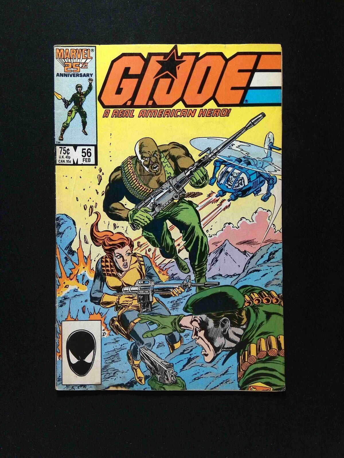 GI Joe #56D Marvel Comics 1987 FN Zeck Variant | Comic Books - Copper ...