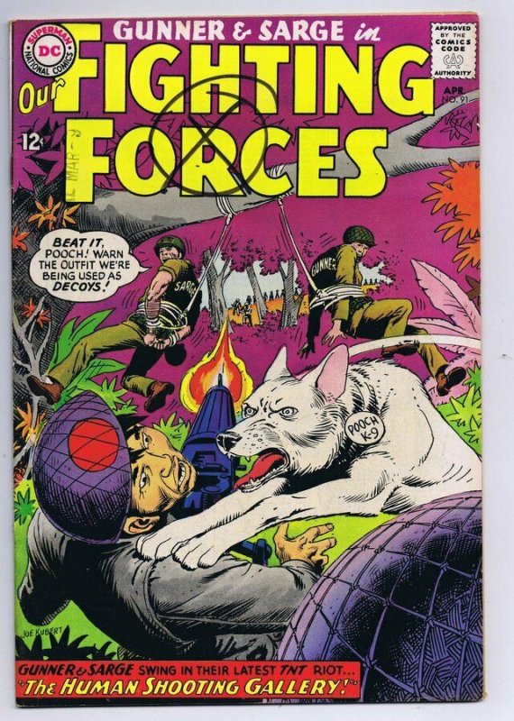 Our Fighting Forces #91 ORIGINAL Vintage 1965 DC Comics | Comic Books ...