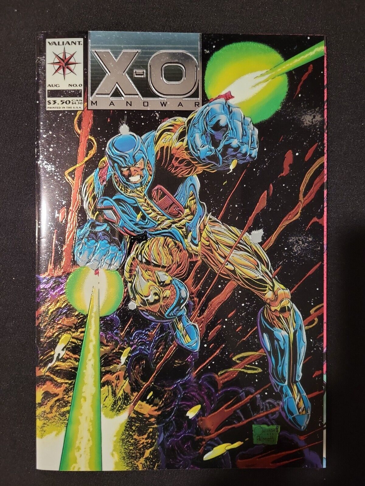 X-O Manowar #0 1993 Chromium Chrome Cover Valiant Comic Book | Comic ...