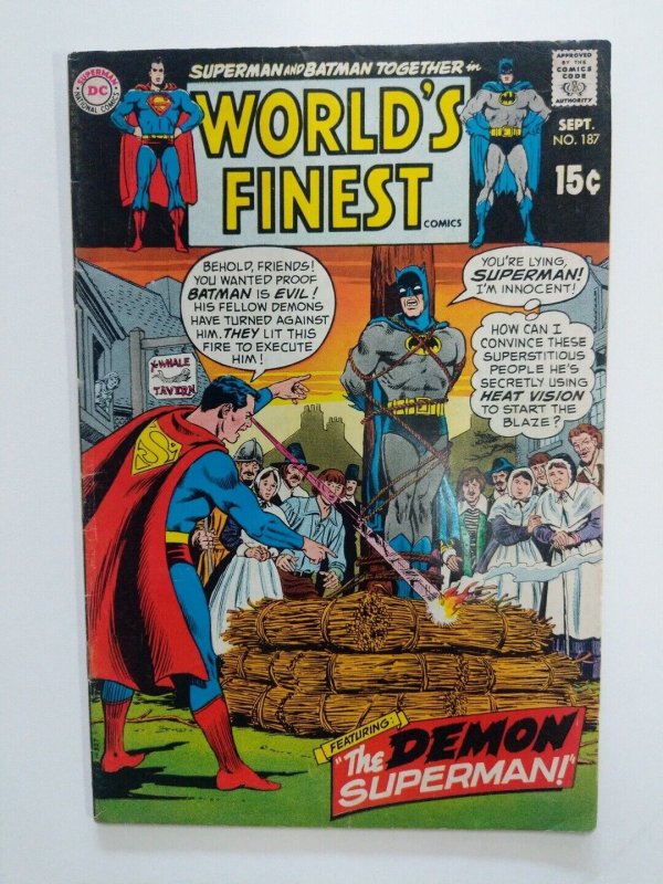 World's Finest #187 VG+ DC Comics C3A | Comic Books - Silver Age, DC ...
