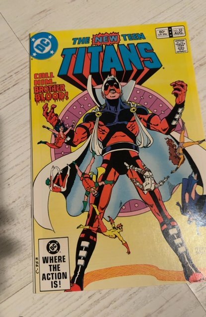 The New Teen Titans #22 (1982)1st brother blood | Comic Books - Bronze ...