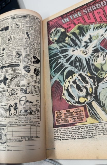 The X-Men #60 (1969)Neal Adams in the shadow of Sauron | Comic Books ...