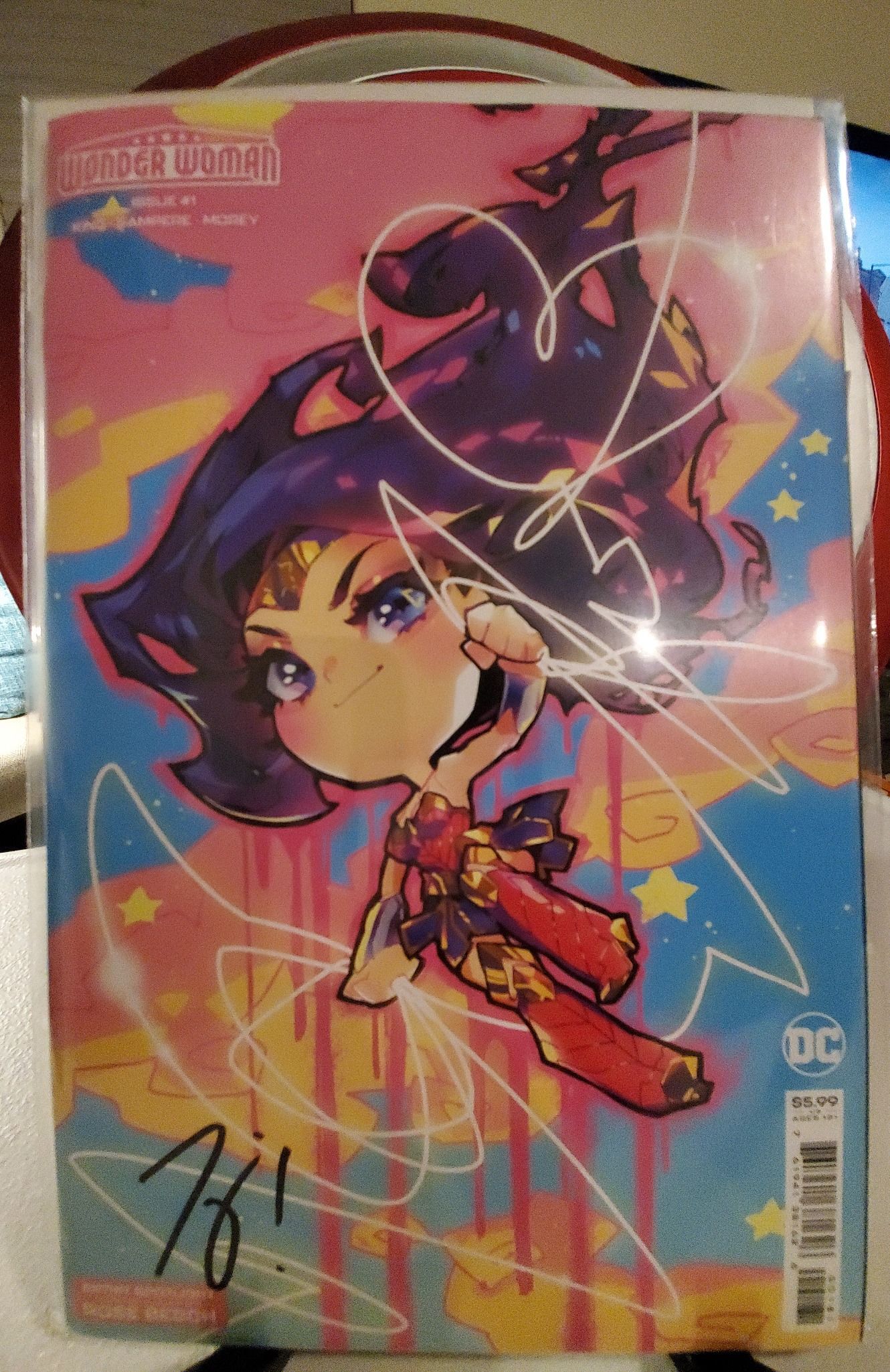 Wonder Woman #1 Rose Besch Variant TOM King Signed W/COA 2023 Dawn of ...