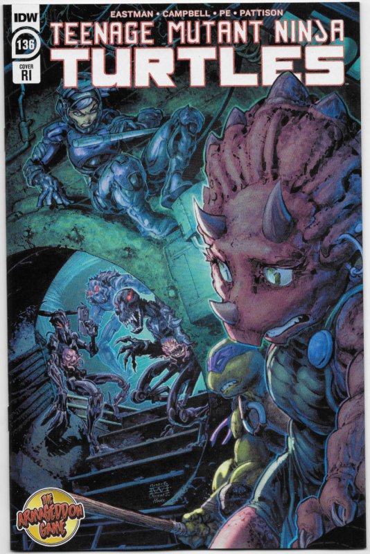 Tmnt Ongoing #136 Idw 2023 Freddie Williams Ii 1:10 Incentive Variant ...