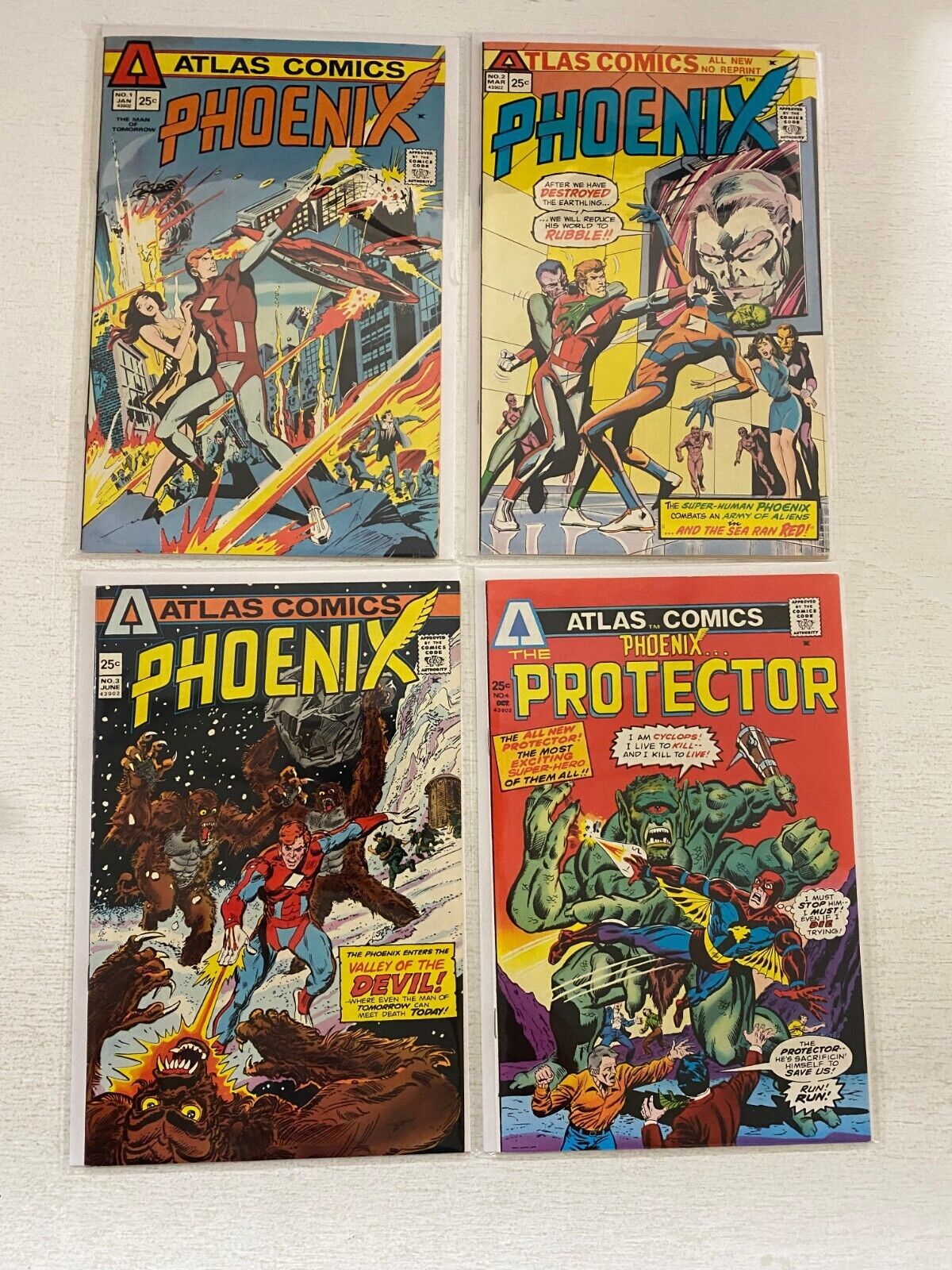 Phoenix set #1-4 6.0 FN (1975 Atlas) | Comic Books - Modern Age ...
